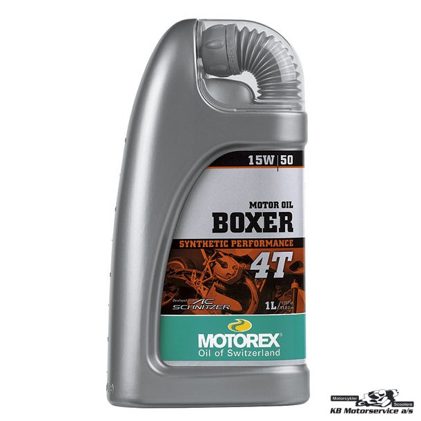 Motorex Boxer olie, 15W50 1L - Olie og plejeprodukter - KB Motorservice A/S